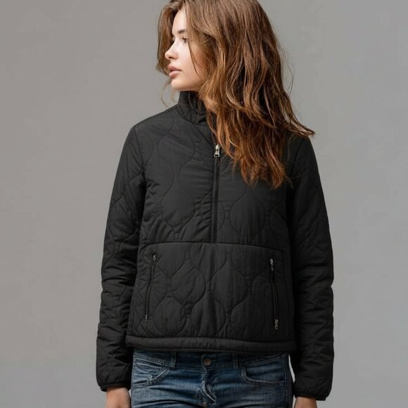 Thread & Supply | Jackets & Coats | Thread Supply Black Reversable ...